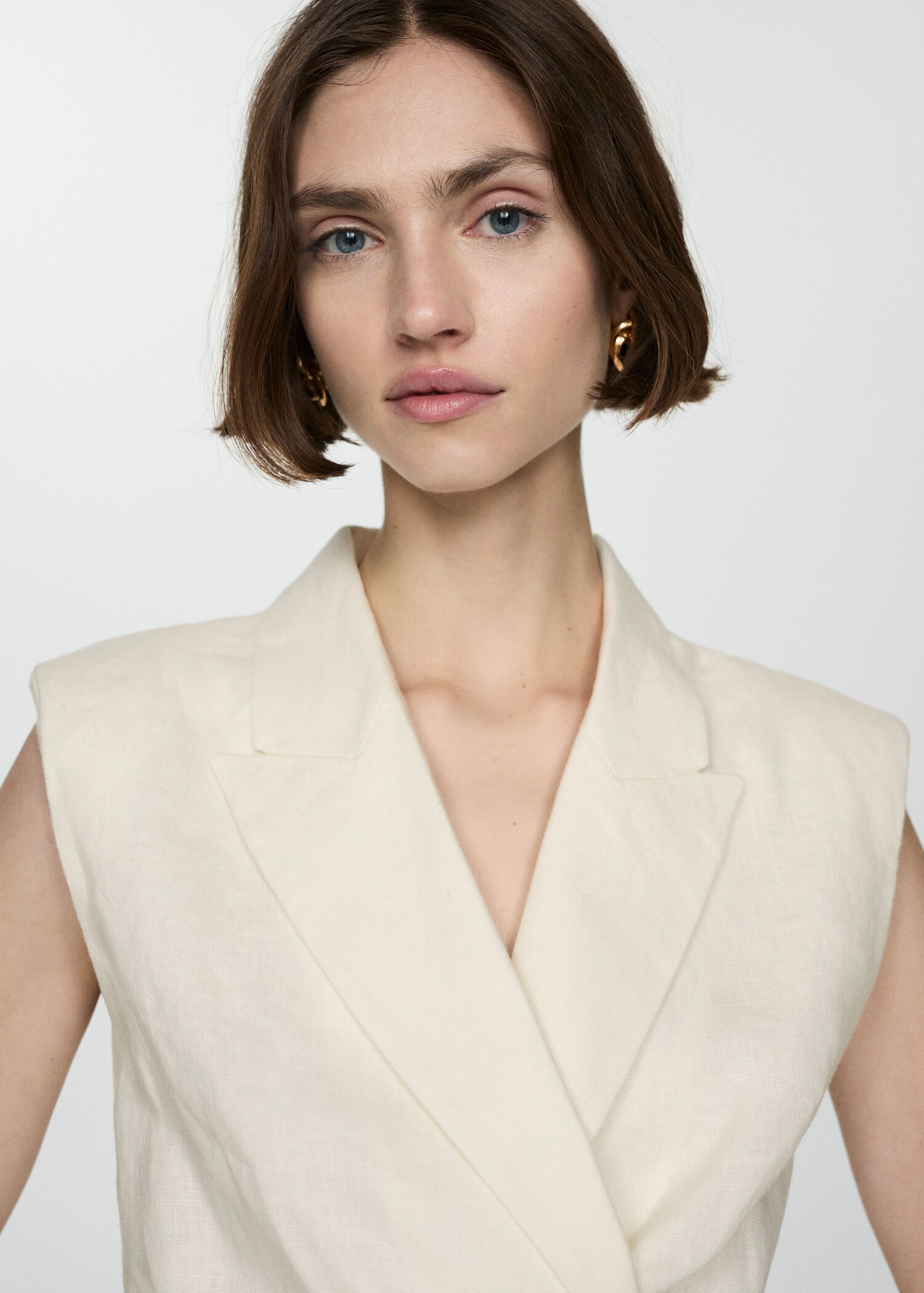 Belt linen dress - Women | MANGO USA