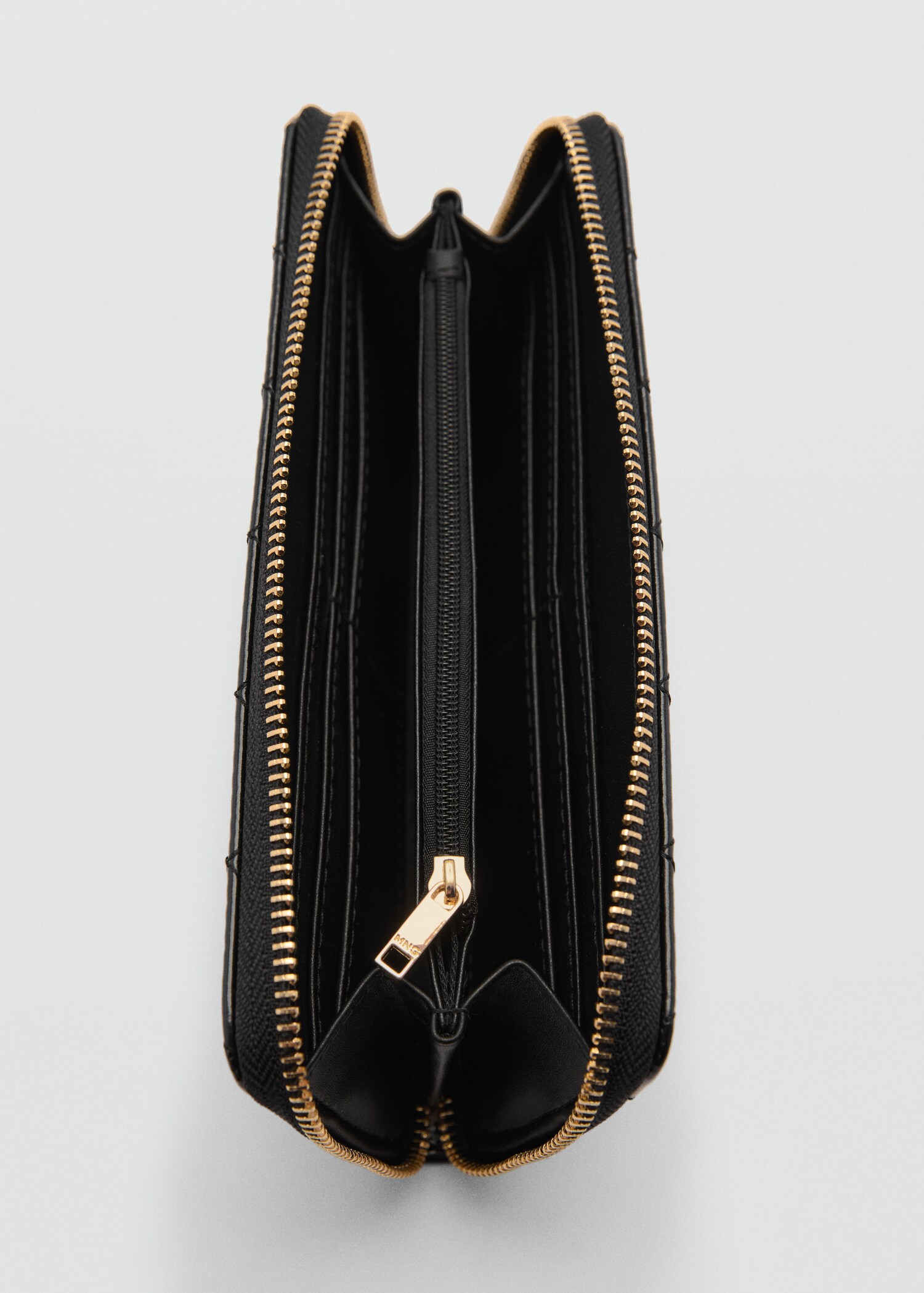 Wallet with decorative stitching - Women | MANGO USA