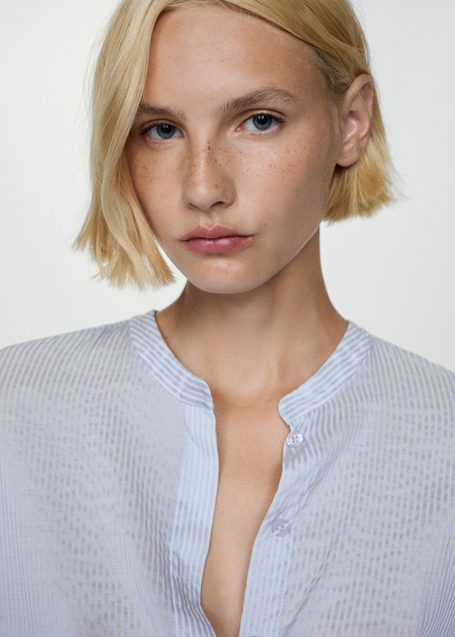 Striped Flowy Shirt Women Mango United Kingdom