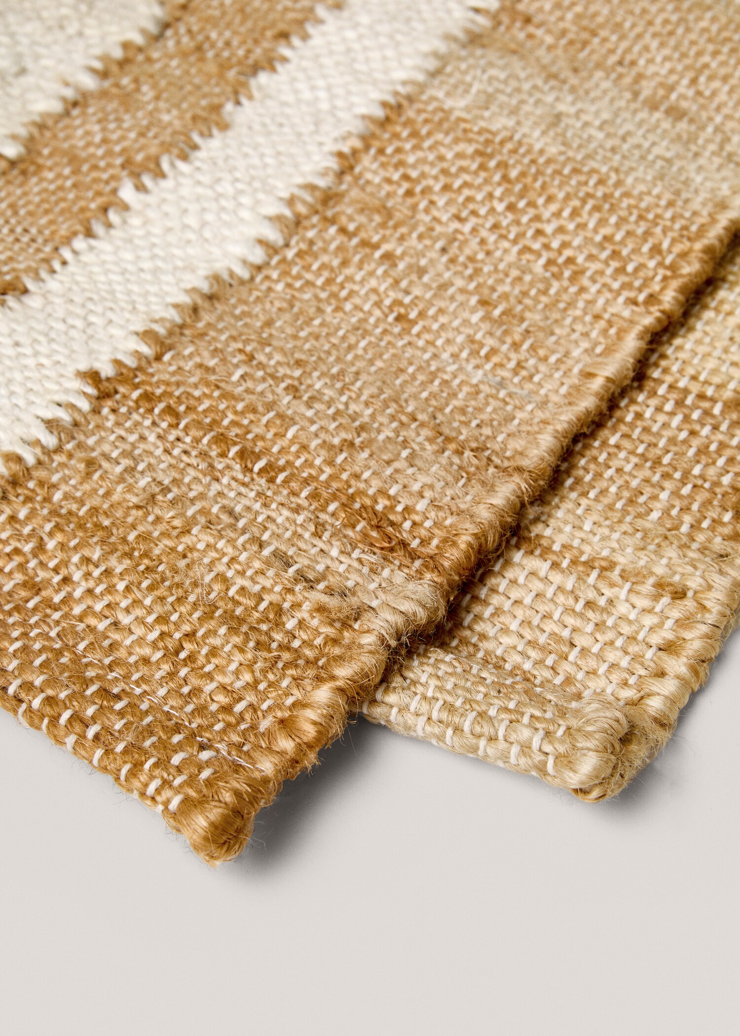 Jute and cotton combination carpet 150x200cm - Home | MANGO United Kingdom