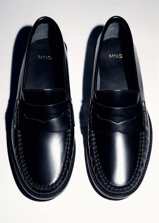 Leather loafers - Women | MANGO United Kingdom