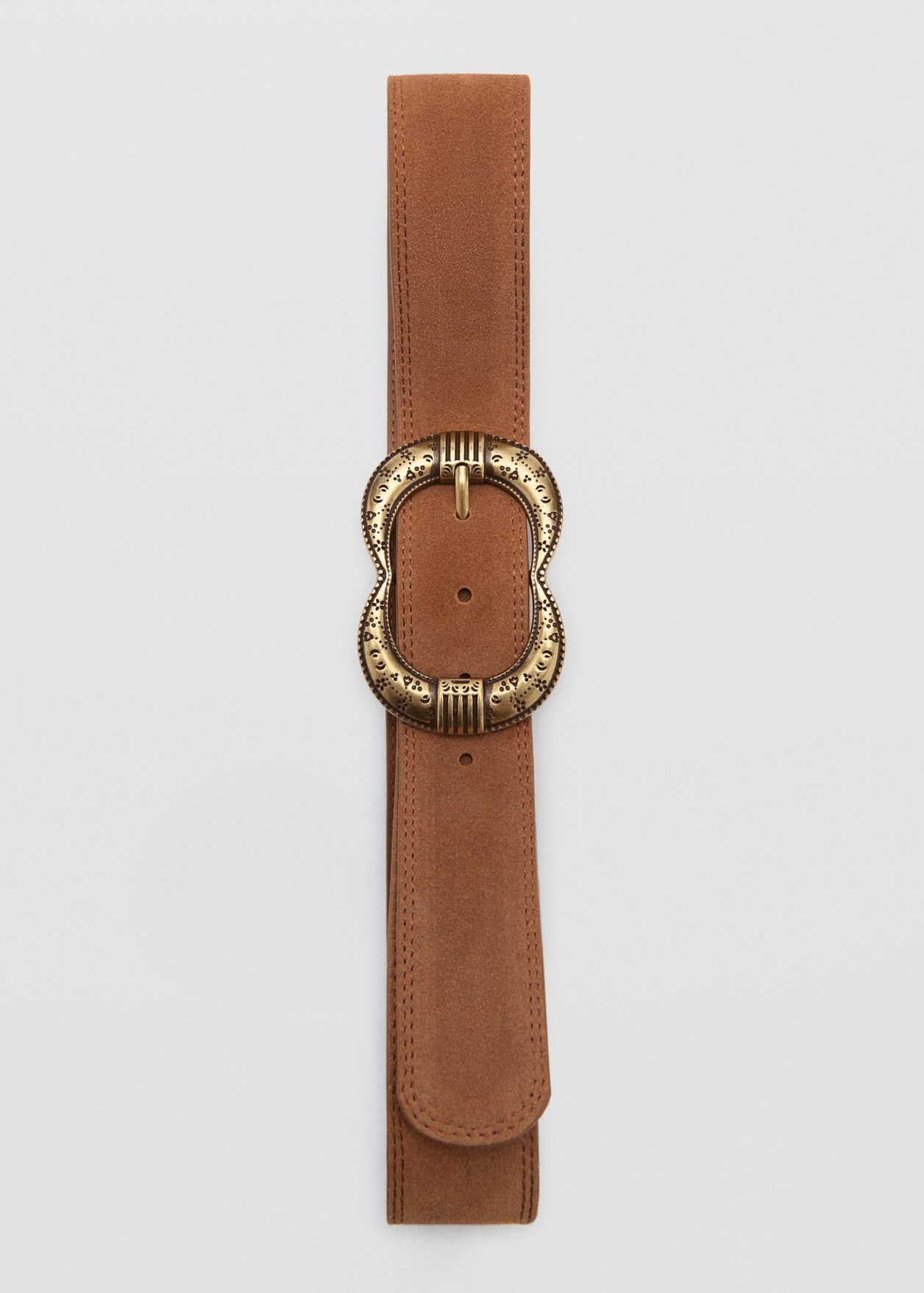 Buckle leather belt - Women | MANGO USA