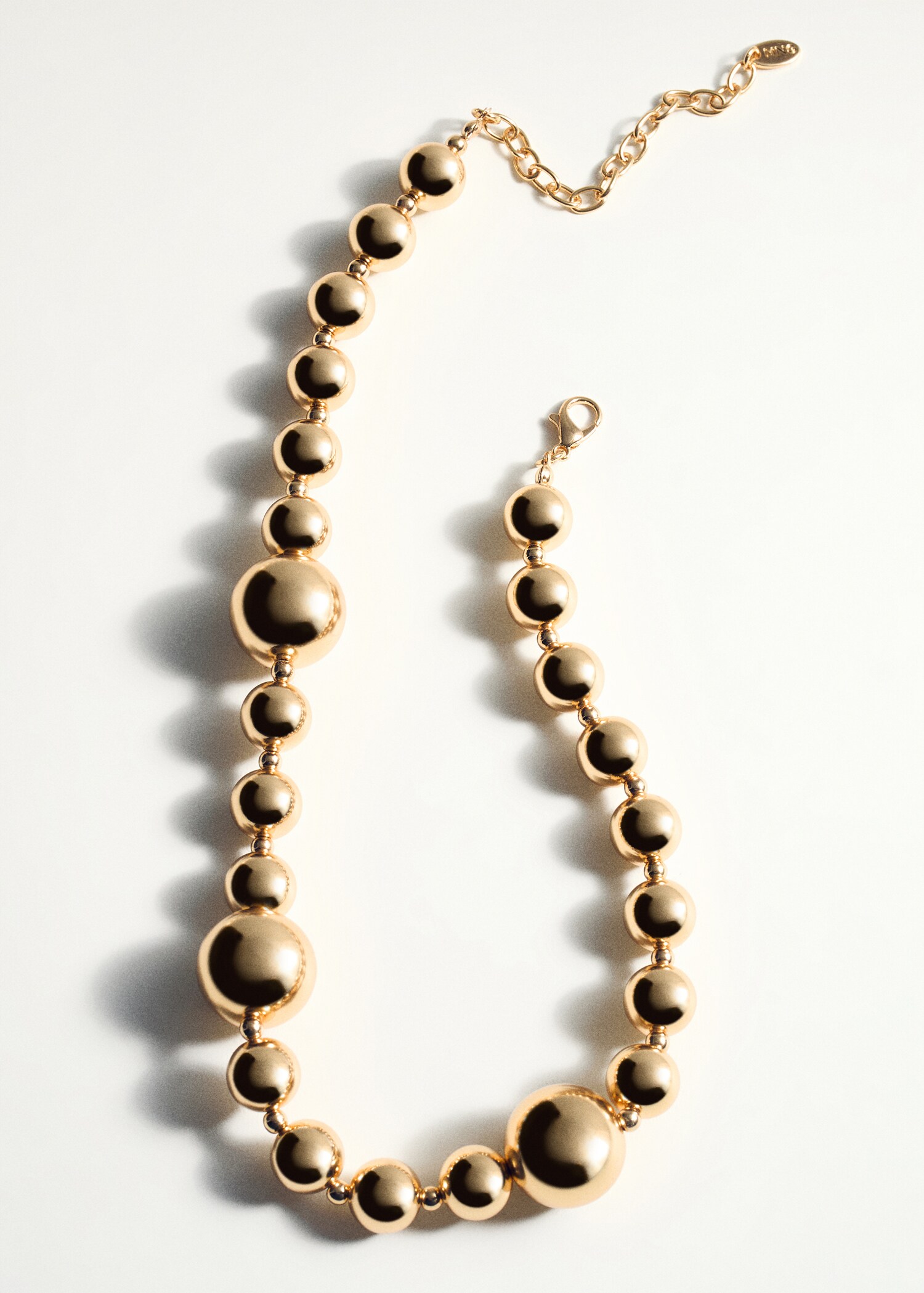 Combined beads necklace - Women | MANGO USA