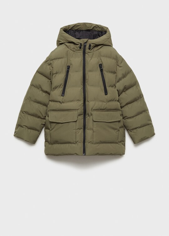 Pocket quilted jacket - Kids | MANGO USA