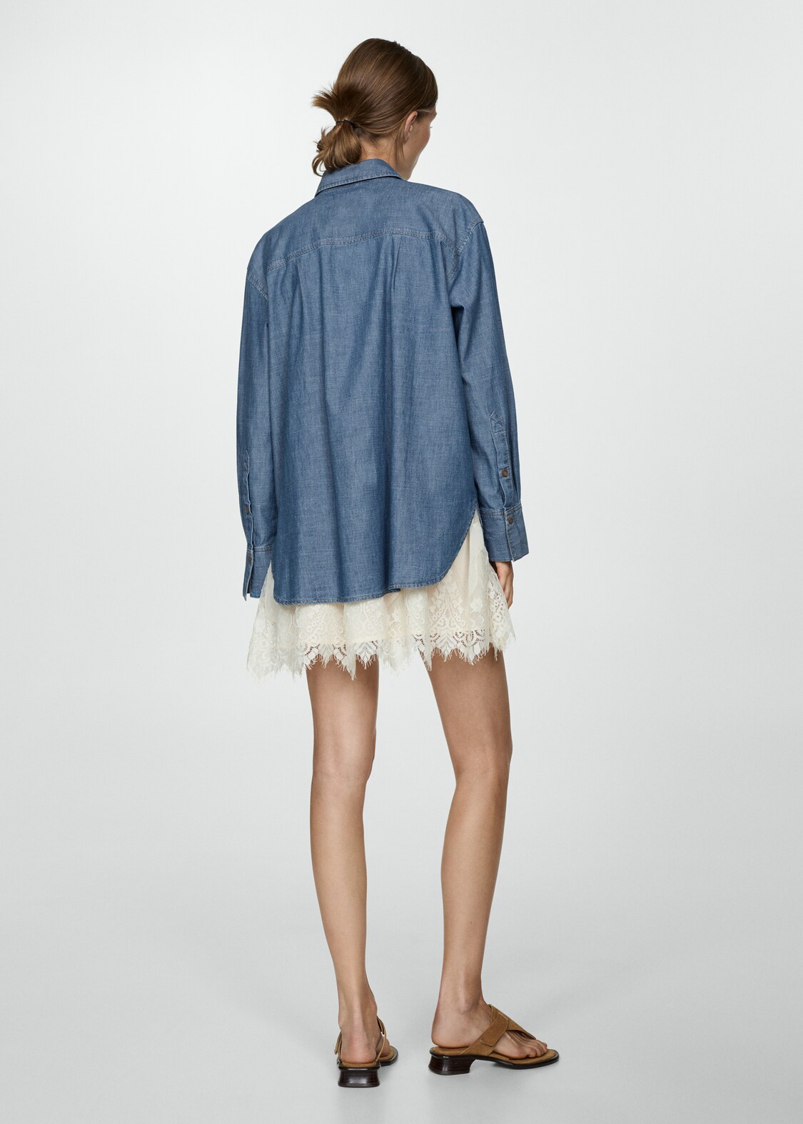 Pocket denim shirt - Women | MANGO USA