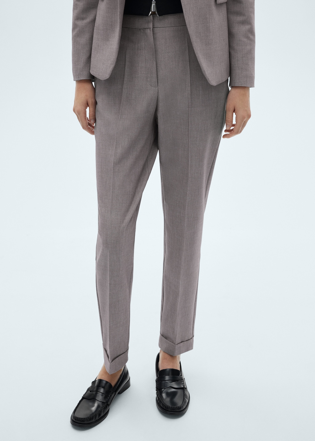 Straight suit trousers - Woman | MANGO South Korea