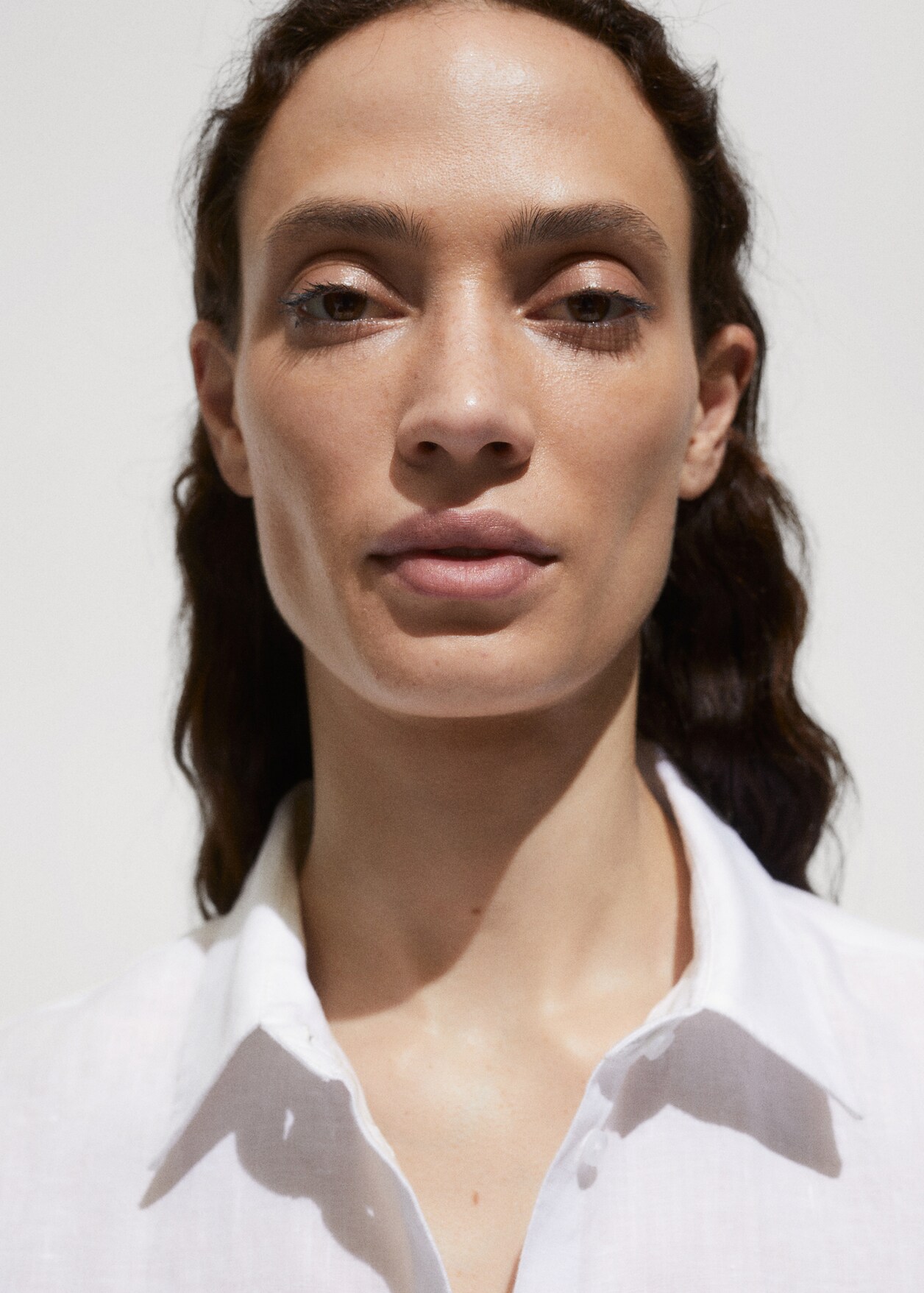 Pocket Linen Shirt Women Mango United Kingdom