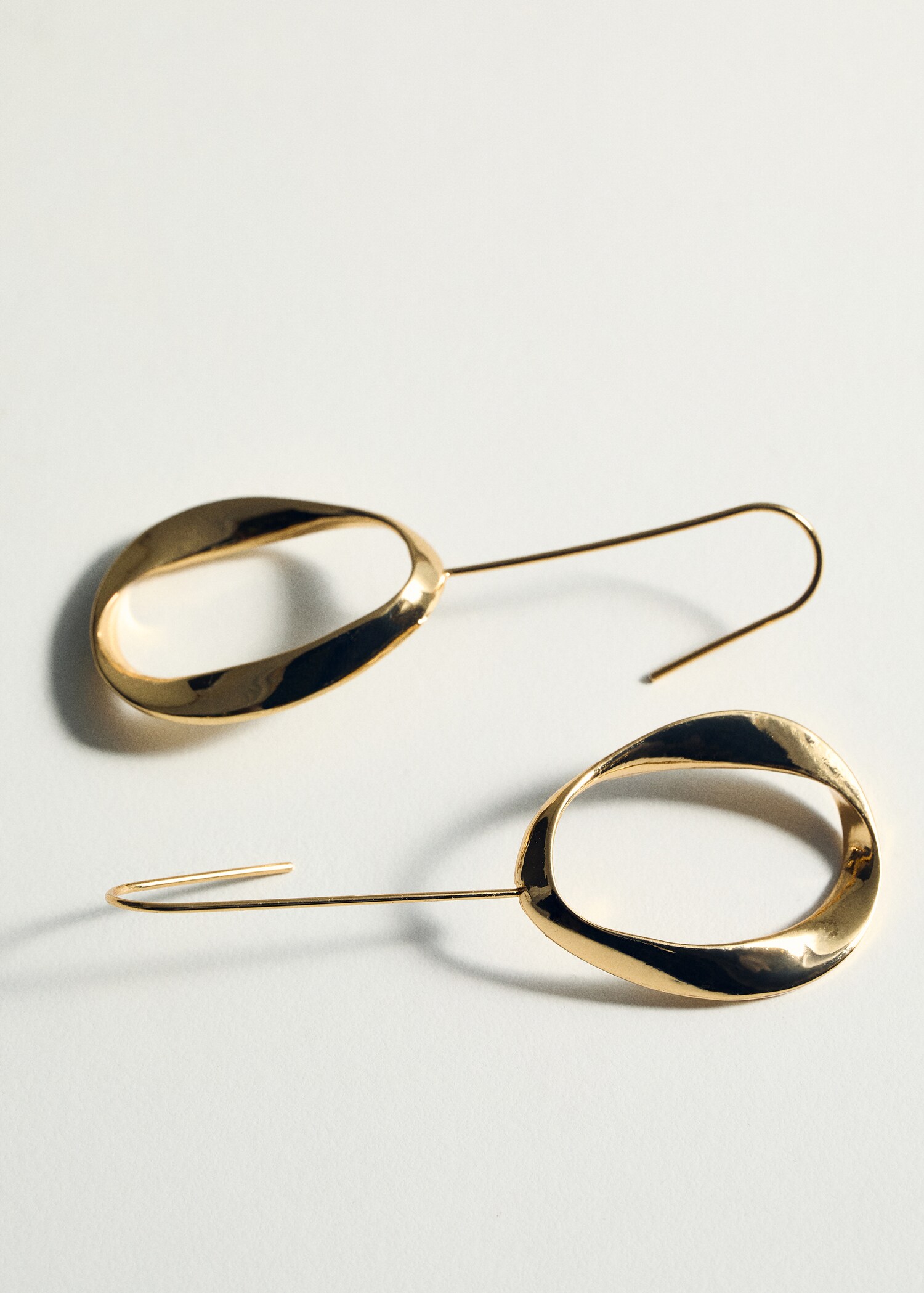 Hoop Pendant Earrings Women Mango Usa