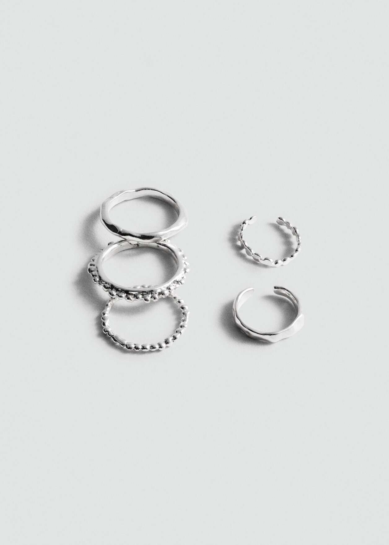 Set Of Combination Rings Women MANGO USA Set Of Combination Rings Women MANGO USA