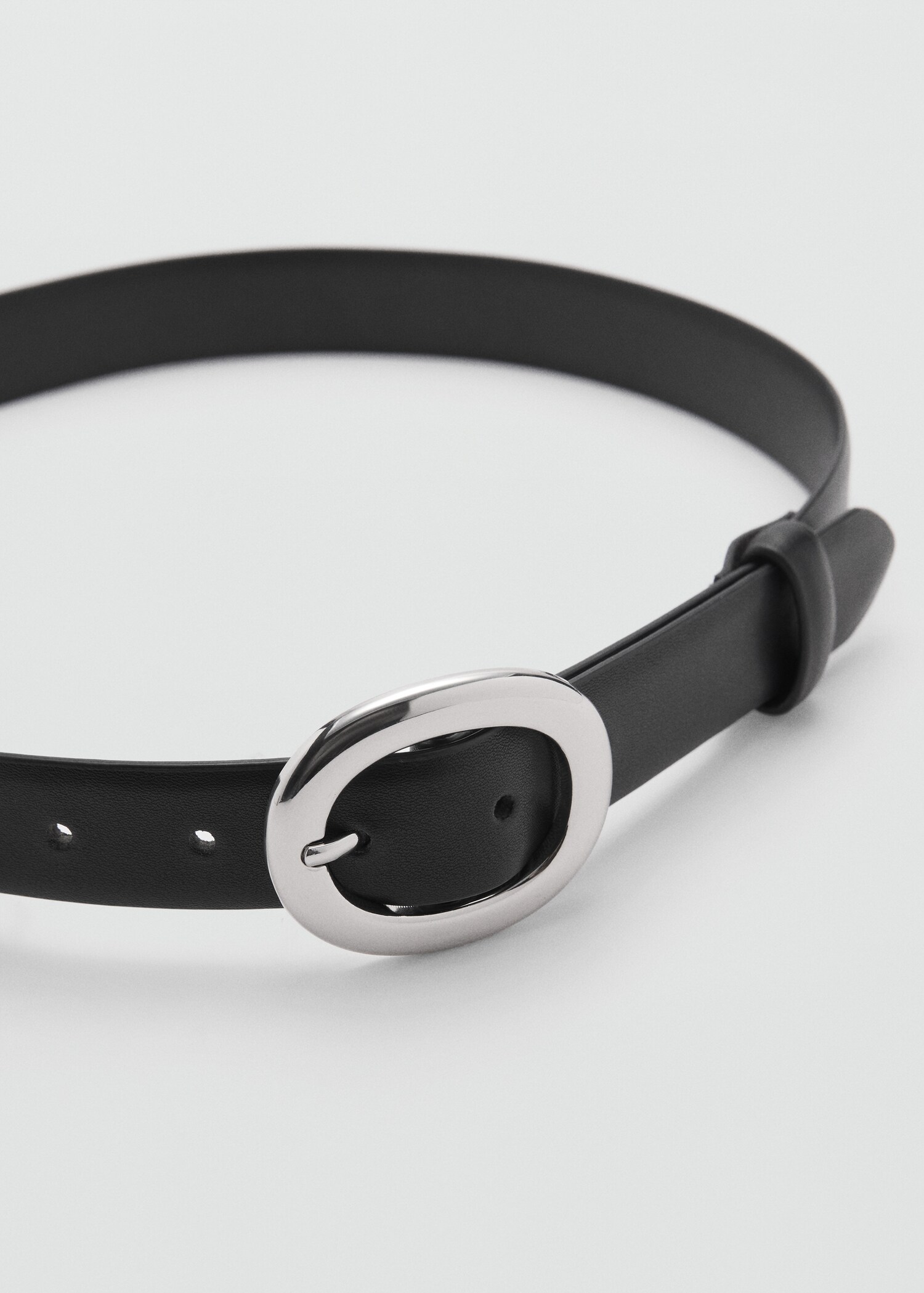 Rounded buckle belt - Women | MANGO United Kingdom