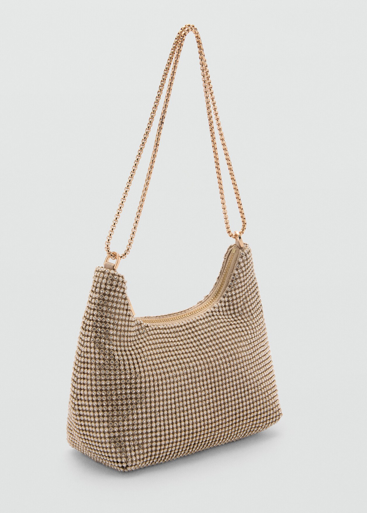 Chain bag with crystals - Women | MANGO USA