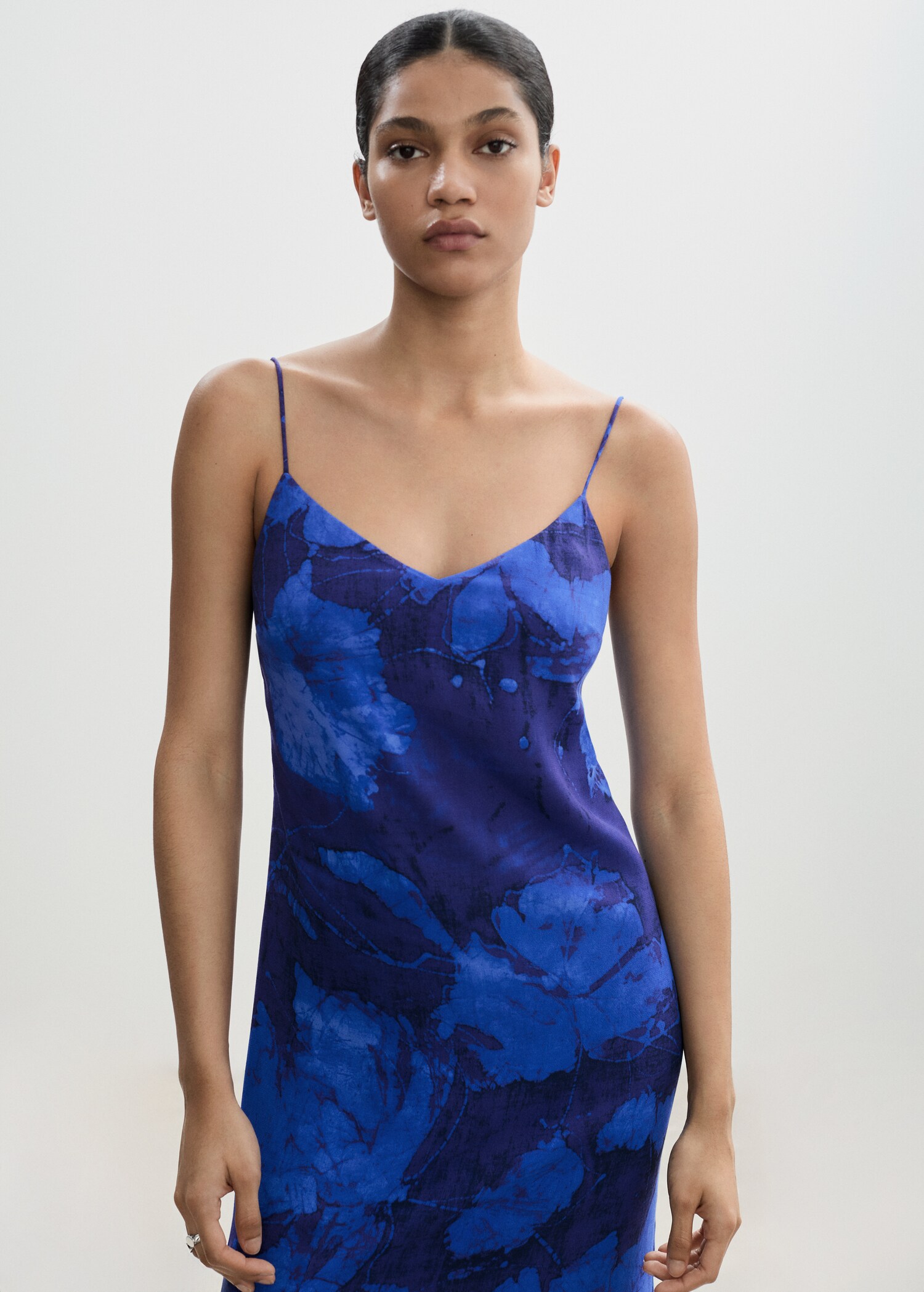 Printed Strap Dress Women Mango United Kingdom