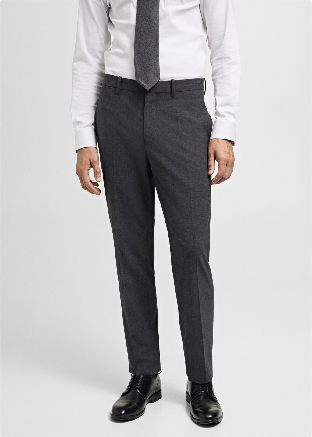 Stretch fabric super slim-fit suit trousers - Man | MANGO Saudi Arabia