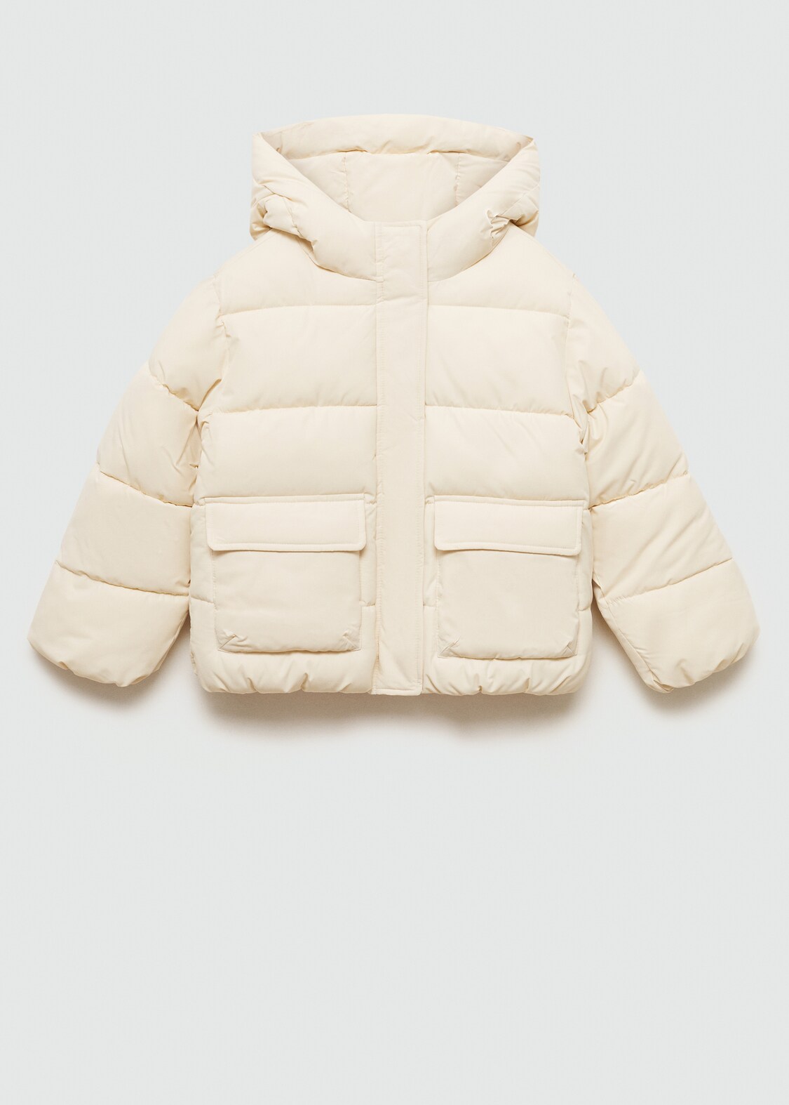 Padded anorak with shearling lining - Kids | MANGO USA