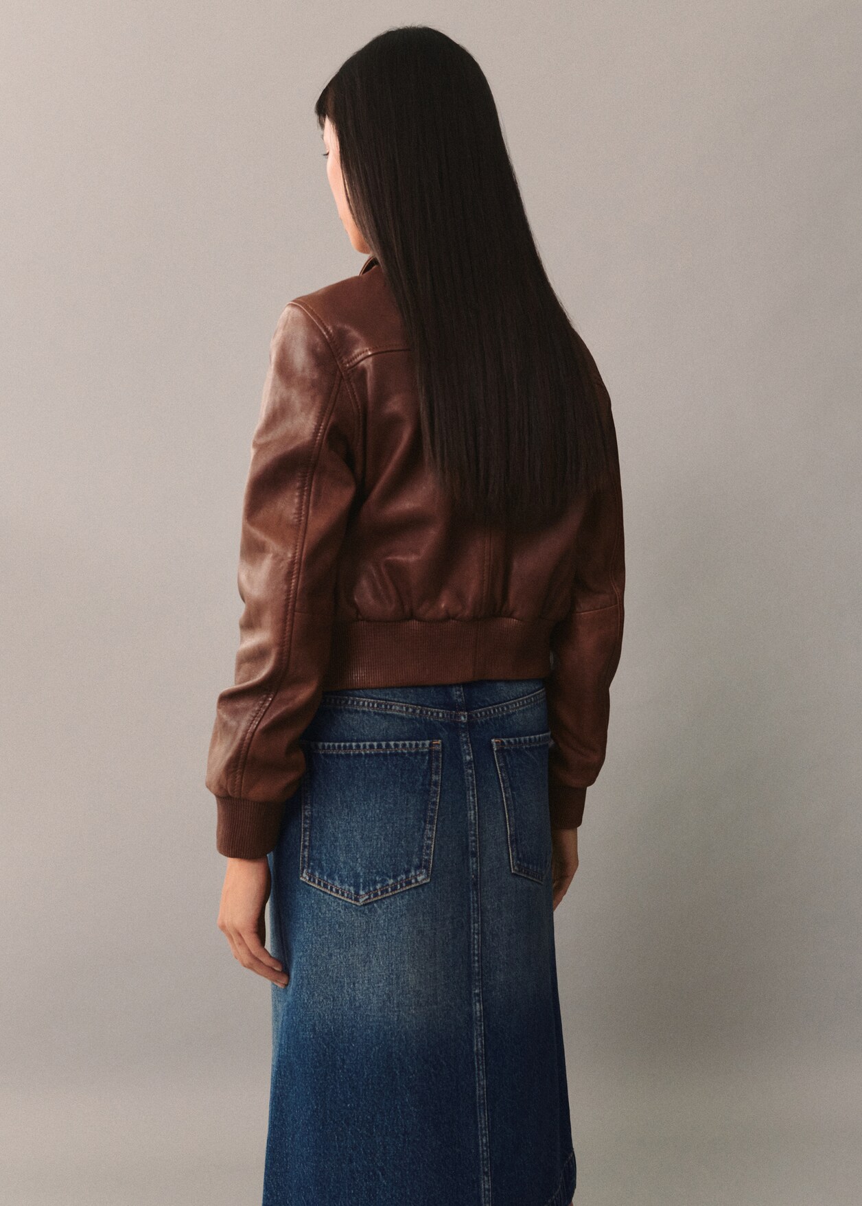 100% leather jacket - Women | MANGO USA
