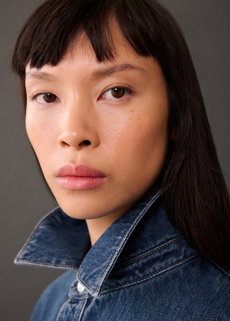 Oversized denim overshirt - Women | MANGO USA