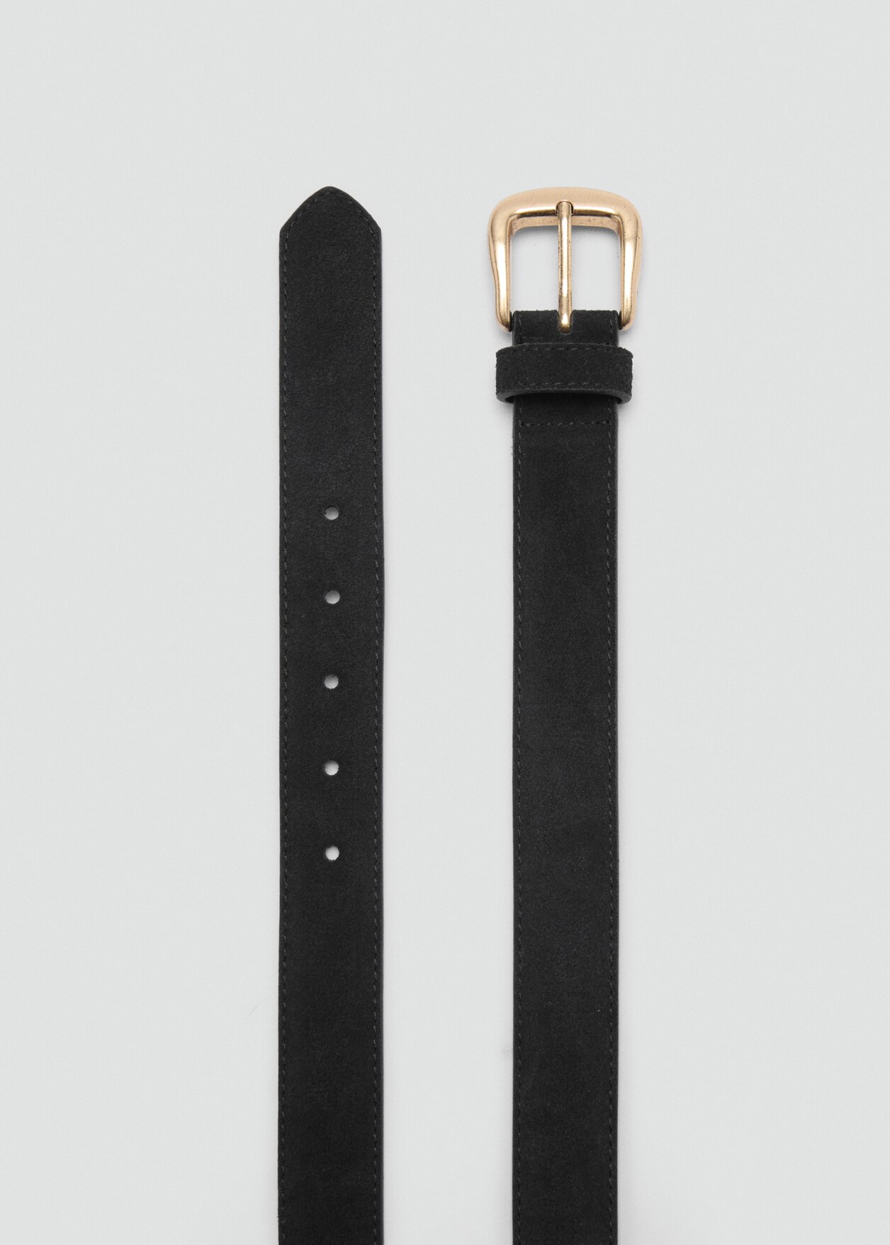 Buckle leather belt - Women | MANGO USA