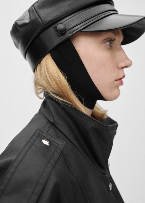 Oversized button-down parka - Women | MANGO USA