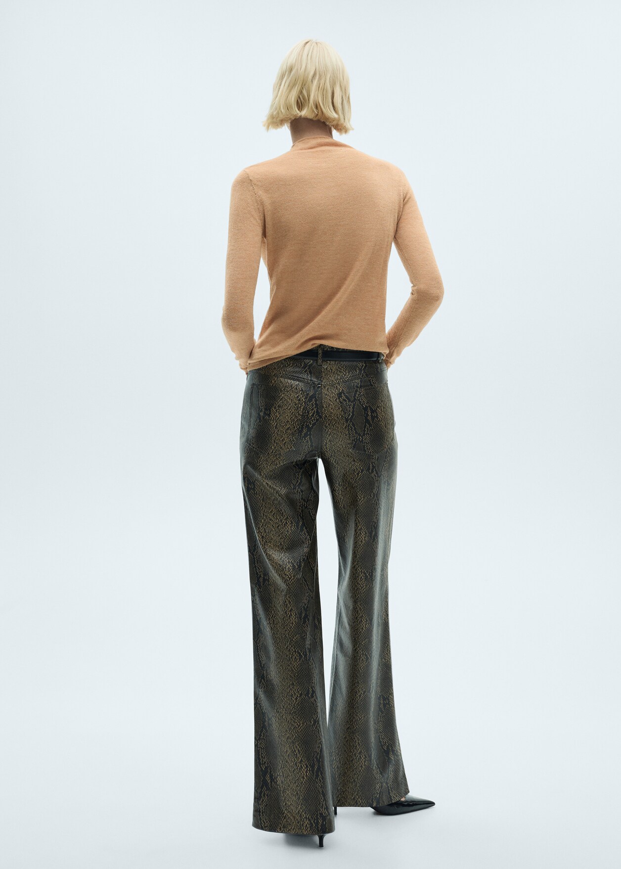 Fine-knit sweater with perkins neck - Women | MANGO USA