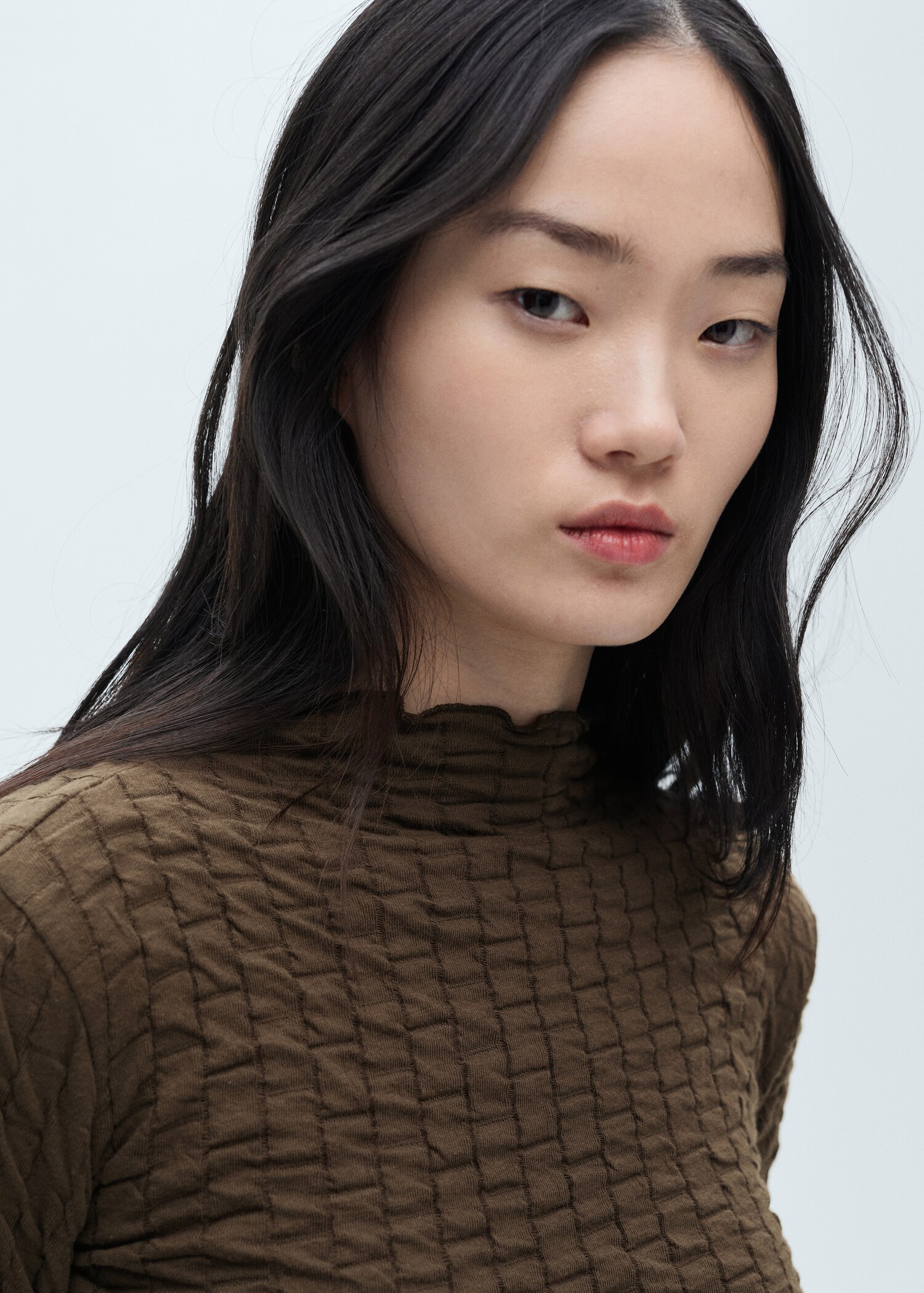 Long-sleeved t-shirt with ruffles - Women | MANGO USA