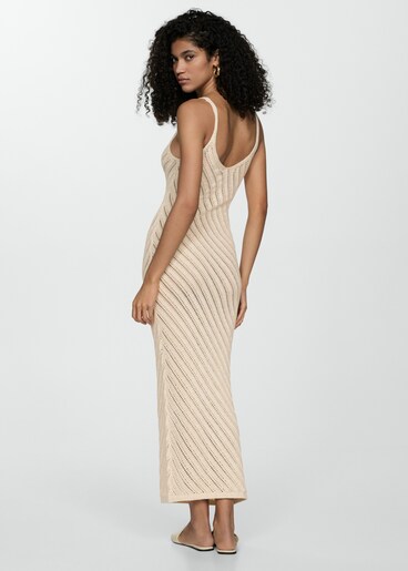 Crochet knitted dress - Women | MANGO USA