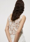 Crochet top with flowers - Women | MANGO USA