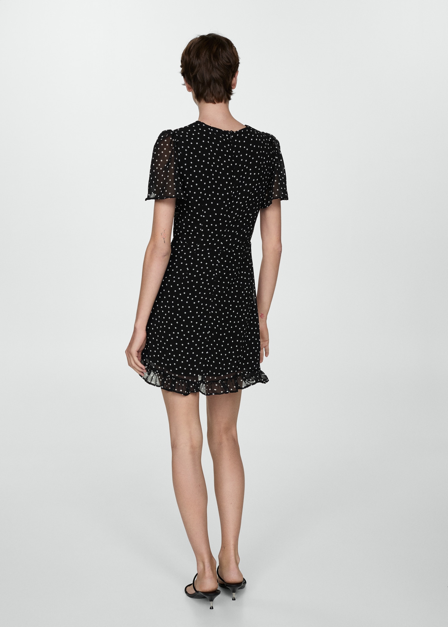 Printed short dress - Women | MANGO United Kingdom