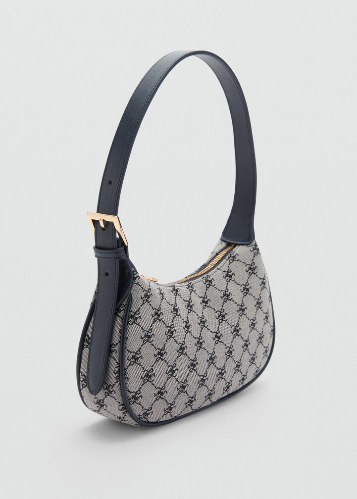 Shoulder bag with printed logo - Women | MANGO USA