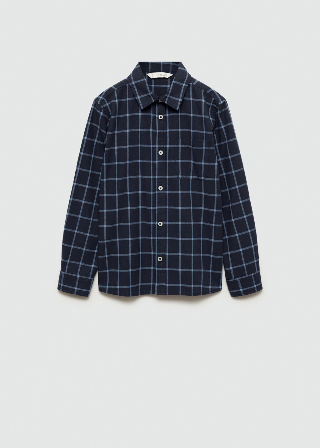 Cotton check shirt store
