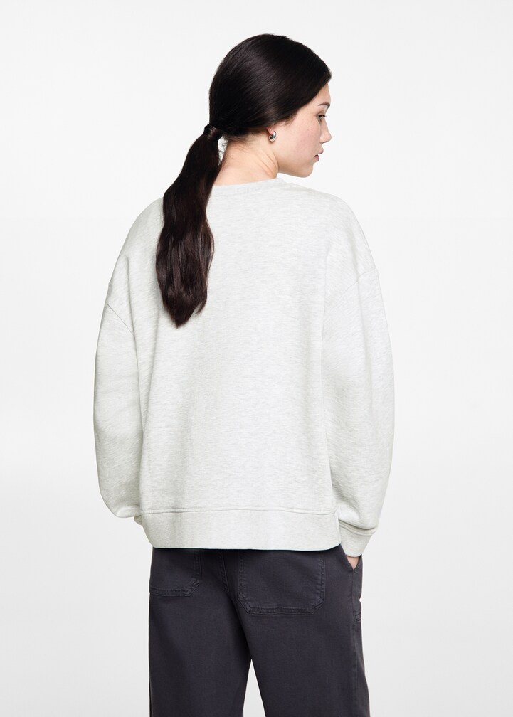 Embossed design sweatshirt - Teen | MANGO USA