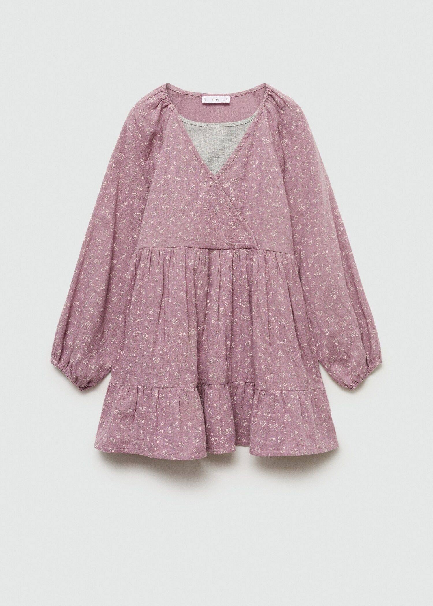 Ruffled printed dress - Kids | MANGO USA