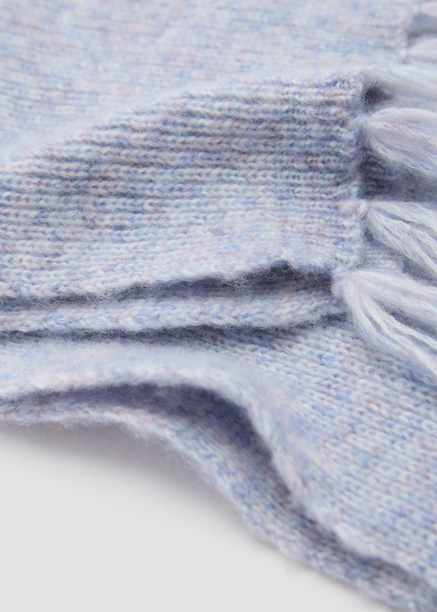 Fular tricotat în trei culori - Copii | MANGO Romania