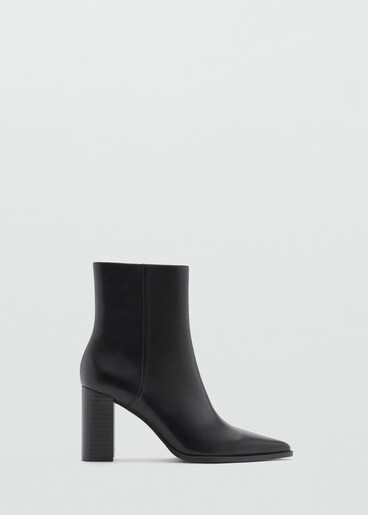 Pointed heel ankle boot - Women | MANGO USA
