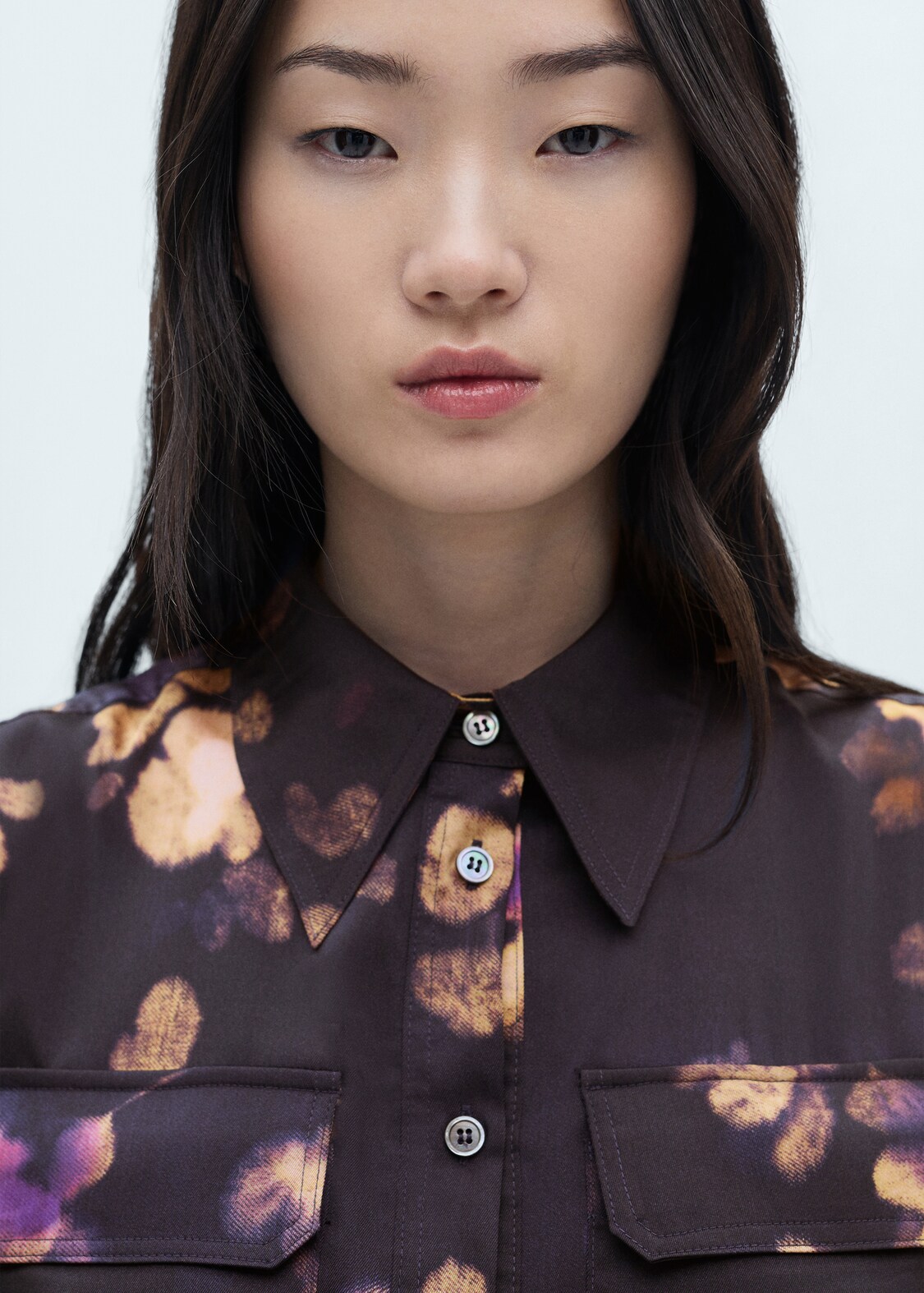 Printed Shirt Dress Women Mango Usa