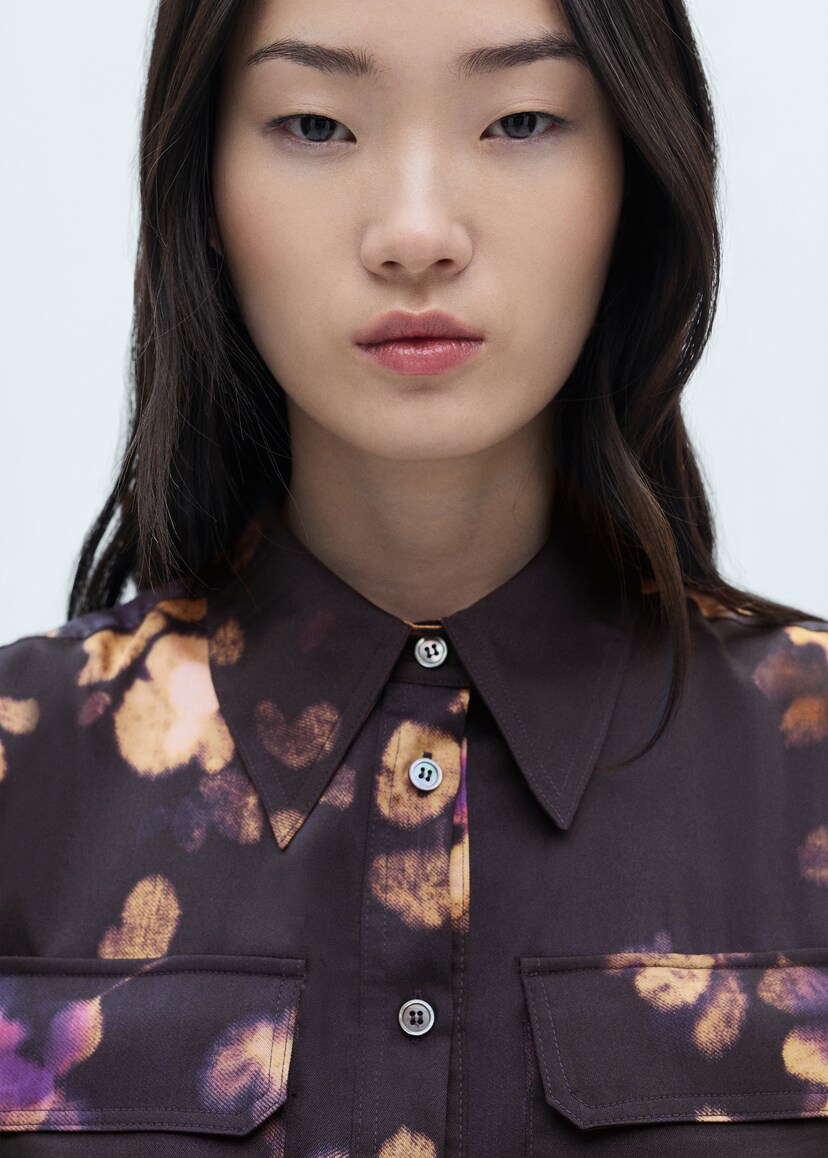 Printed Shirt Dress Women Mango Usa
