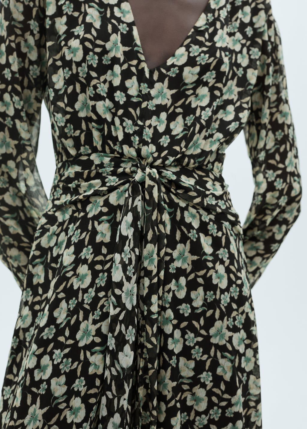 Floral chiffon dress - Women | MANGO USA Floral chiffon dress - Women | MANGO USA