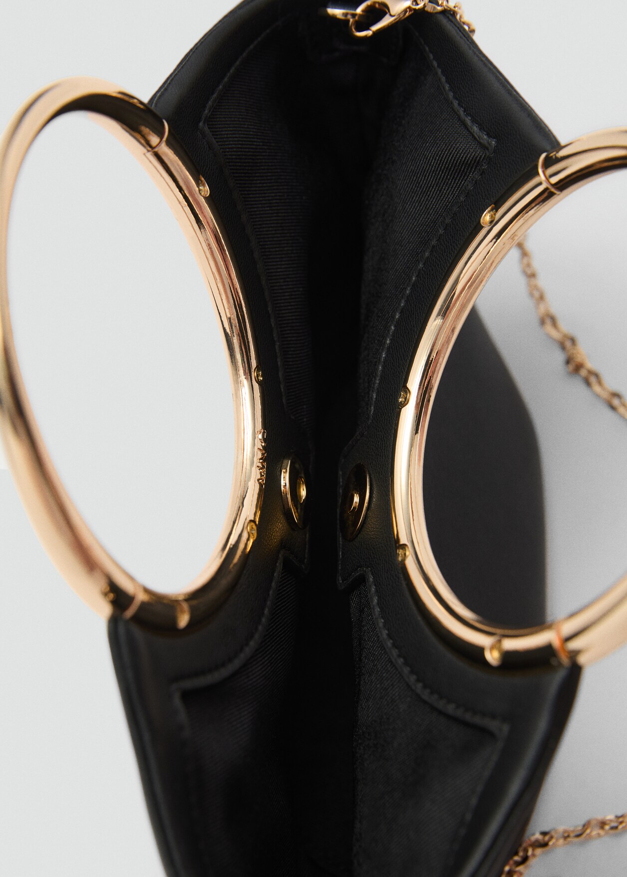 Handbag with metallic details - Women | MANGO USA