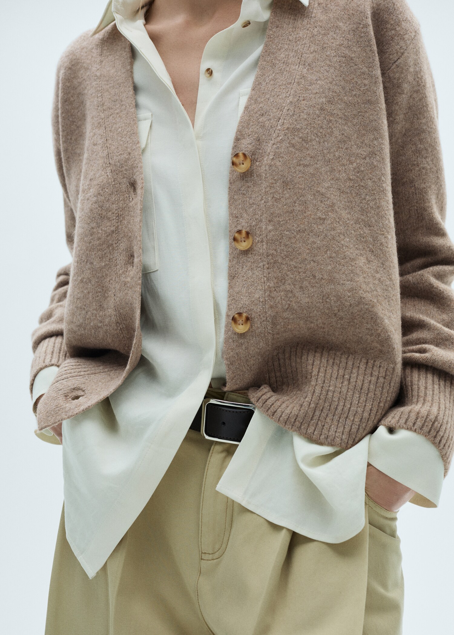 Button knit cardigan - Women | MANGO United Kingdom