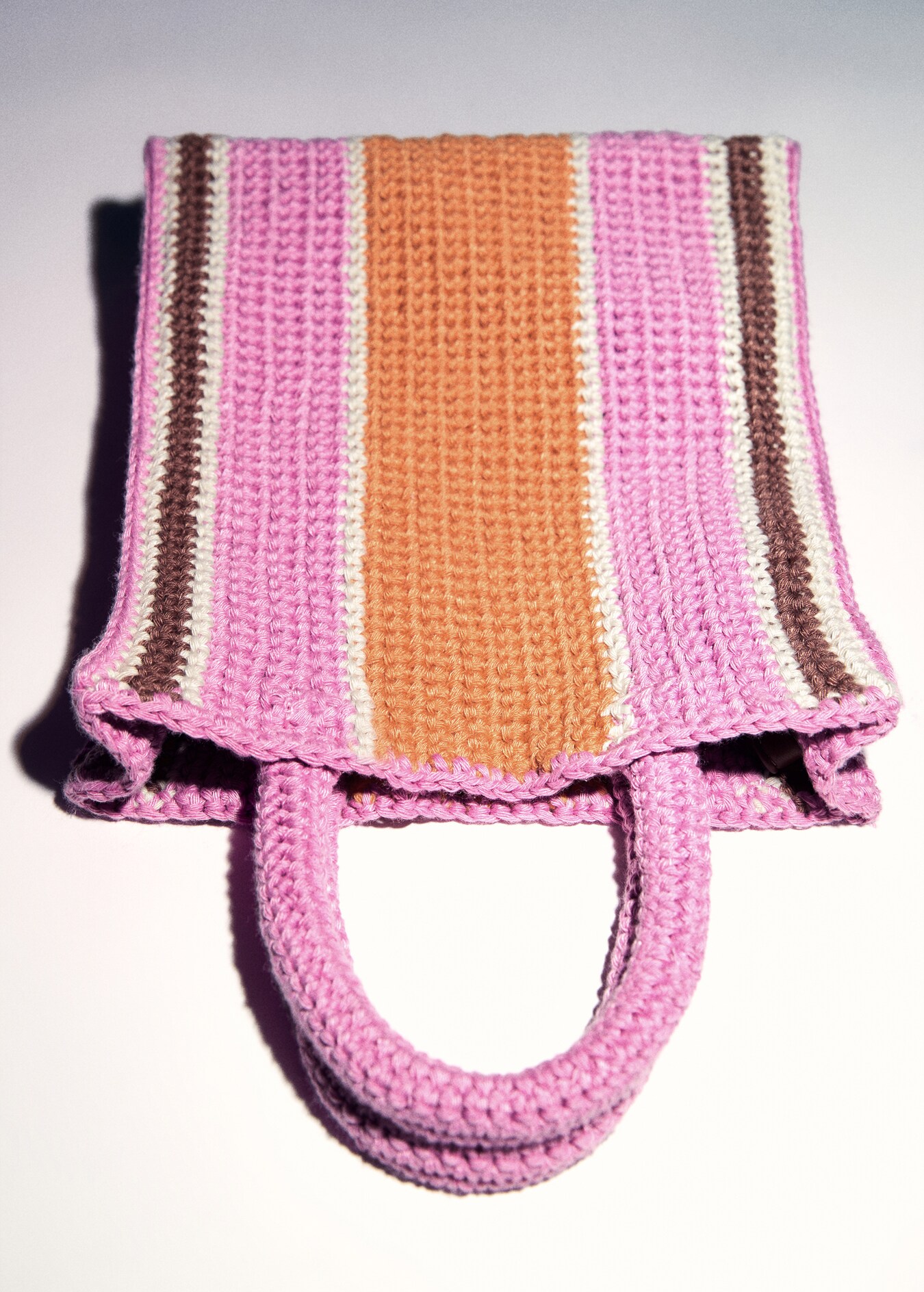 Crochet Shopper Bag Woman Mango Usa