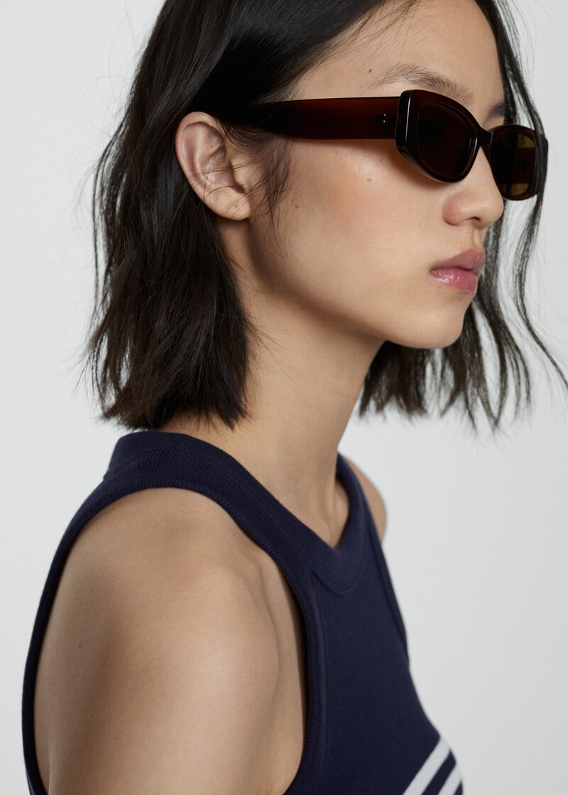 Stripe-print top - Women | MANGO USA