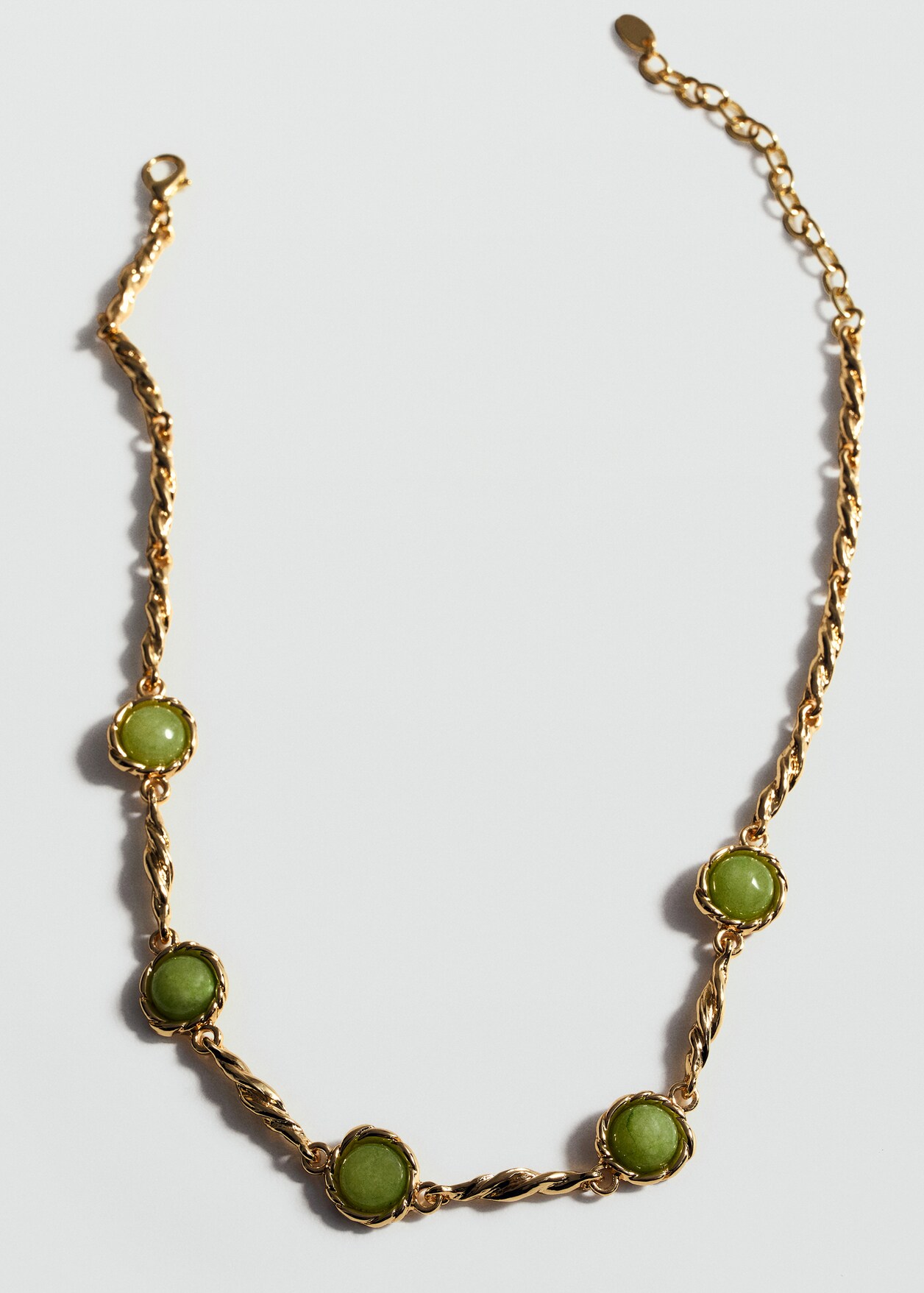 Stone chain necklace - Women | MANGO USA