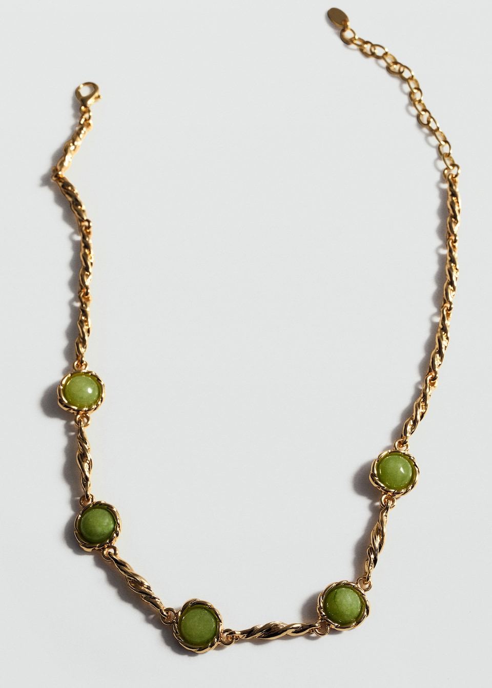 Stone chain necklace - Women | MANGO USA