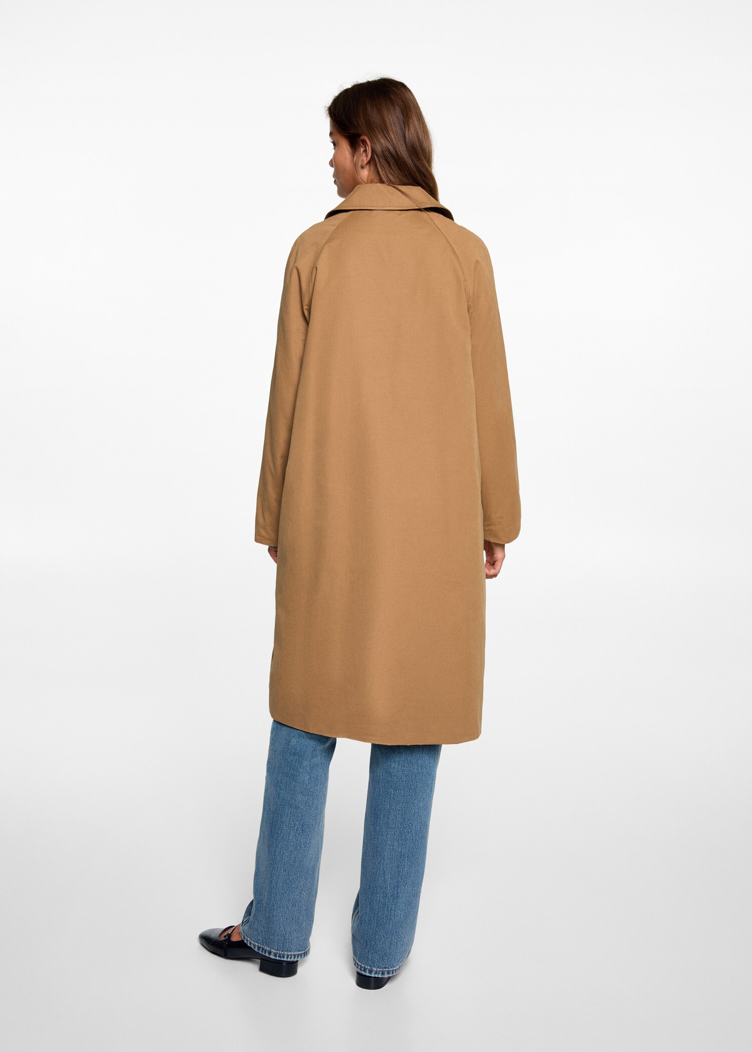 Classic long trench coat - Teen | MANGO USA
