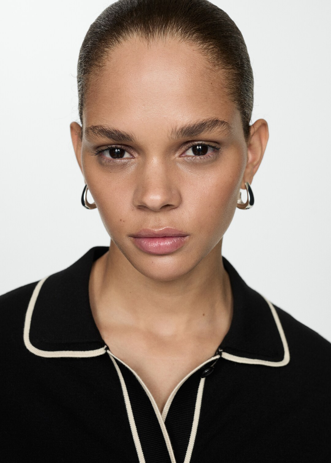 Oversized cardigan with contrasting trims - Women | MANGO USA