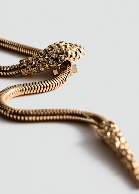 Snake chain necklace - Women | MANGO USA