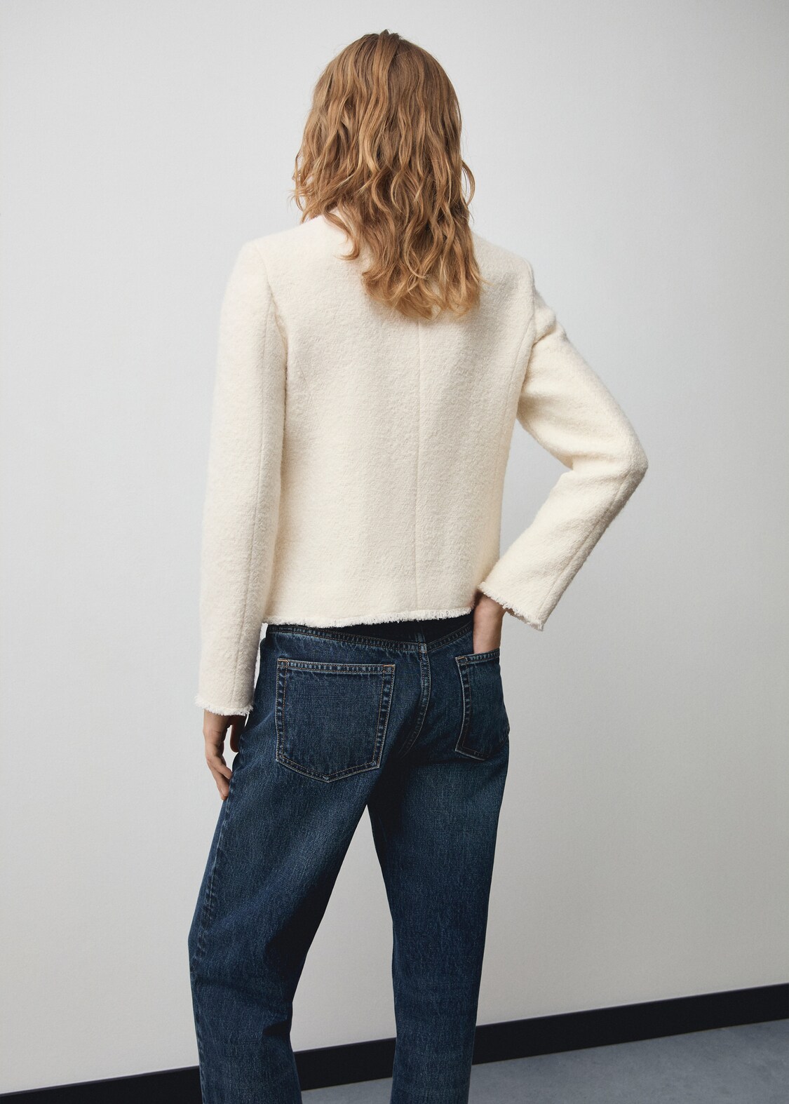 Pocket tweed jacket - Women | MANGO USA