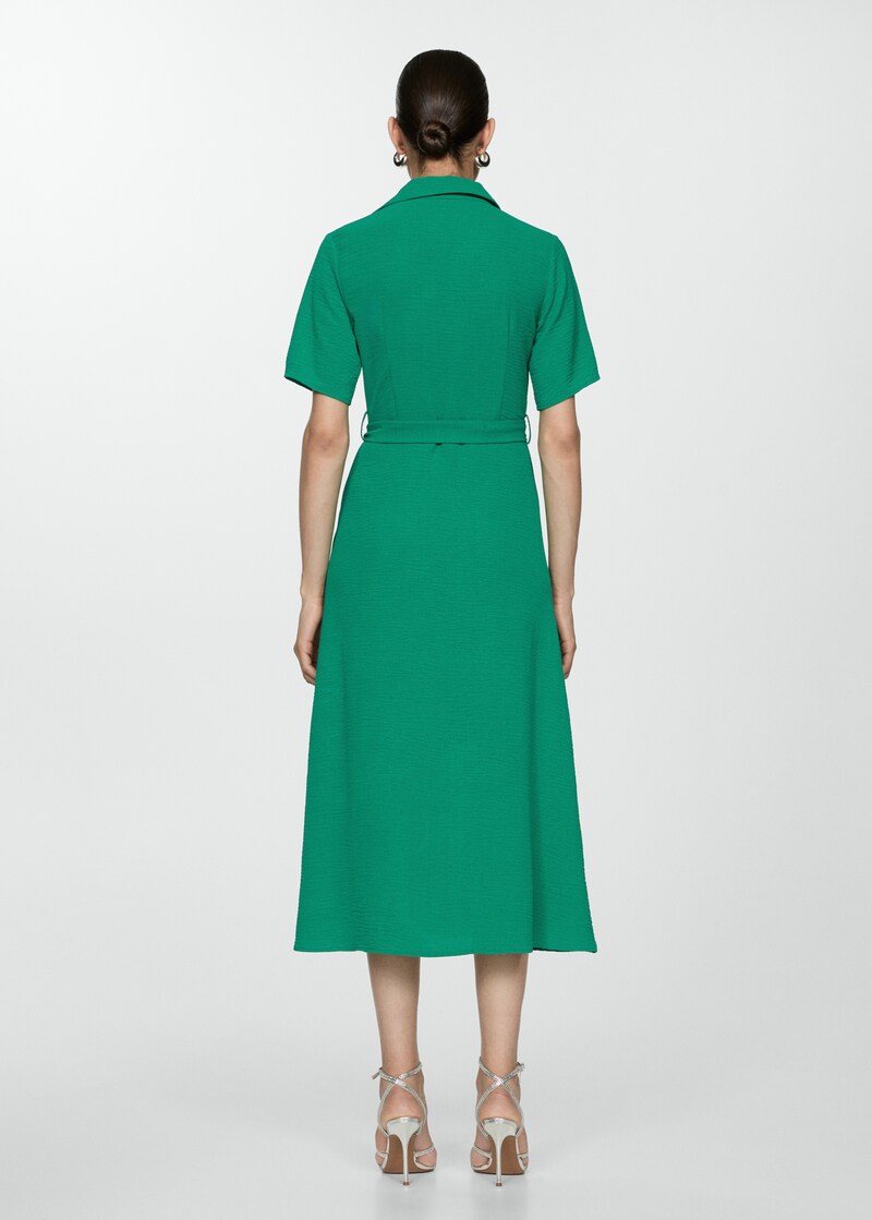 Bow shirt dress - Women | MANGO USA