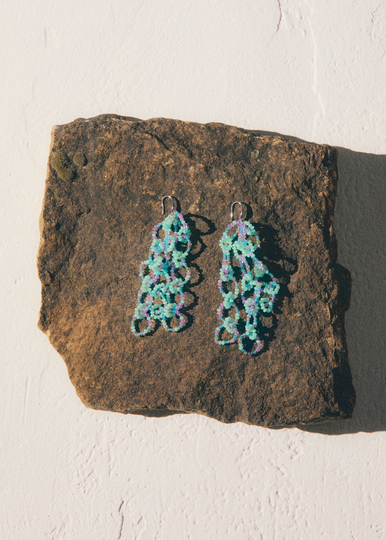 Beaded Pendant Earrings Women Mango Usa
