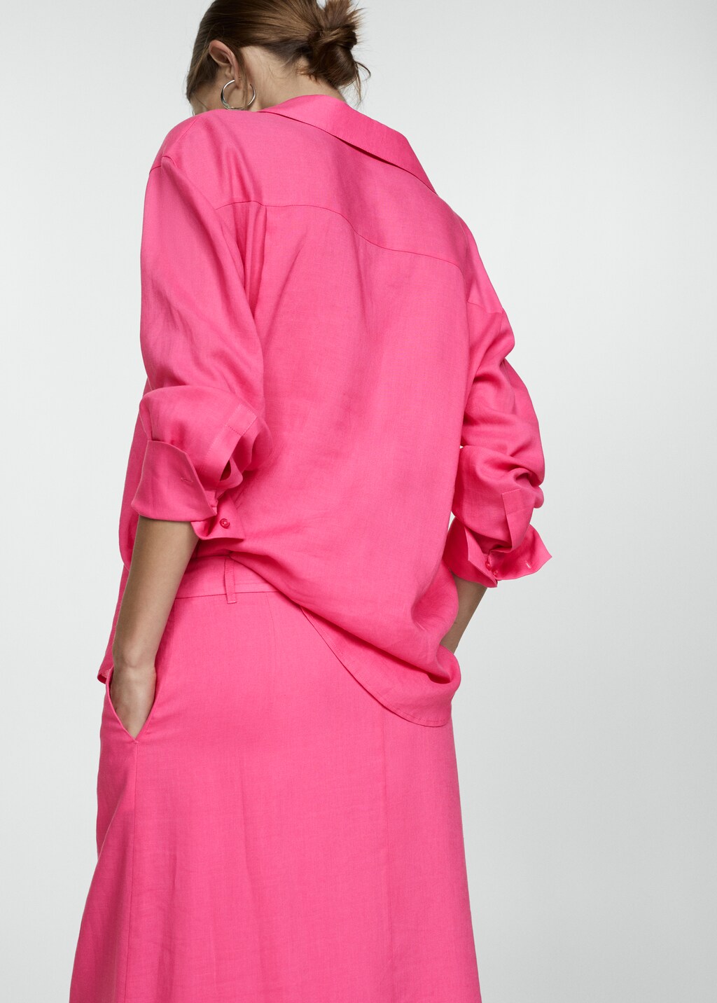Long Sleeved Lyocell Shirt Women Mango Usa