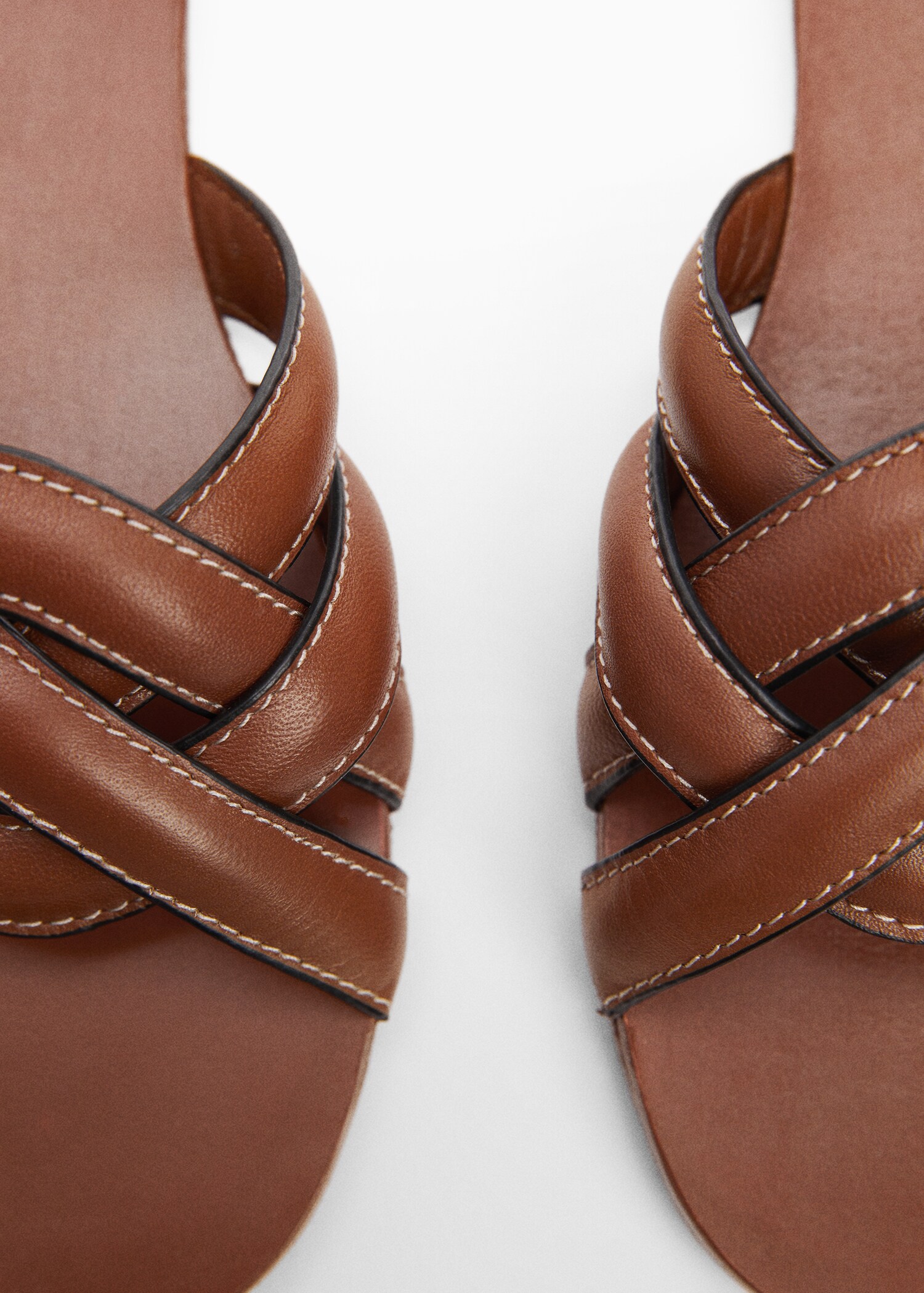 Leather straps sandals - Women | MANGO United Kingdom